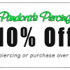 Coupon | Pandora's Piercing